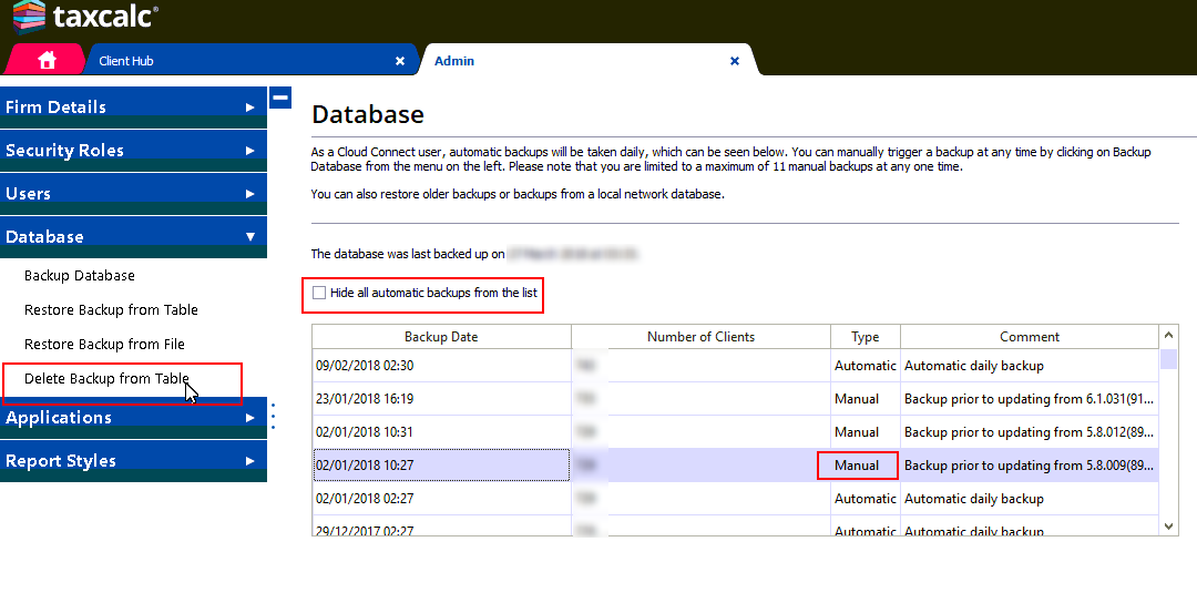 Cannot make a backup when TaxCalc needs updating (CloudConnect customers only) - Knowledge Base ...